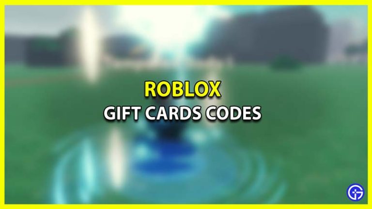 Free Unused Roblox Gift Card Codes - Gamer Tweak