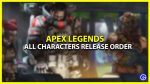 Apex Legends Characters Release Order List (Debut Seasons)