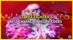 Street Fighter 6 Character Recipes Codes
