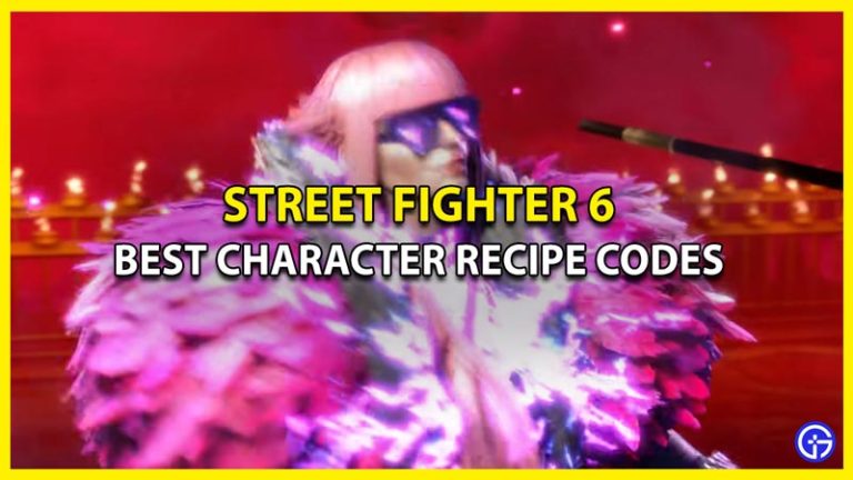 Street Fighter 6 Character Recipes Codes