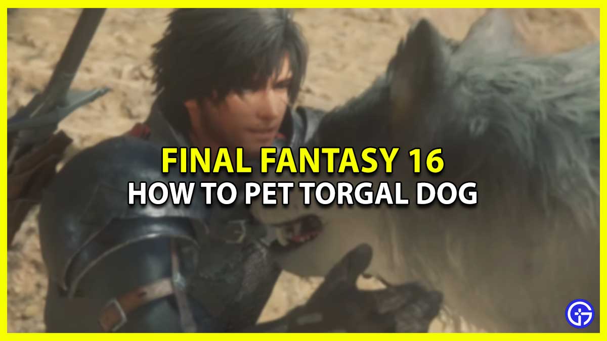 How To Pet & Give Treats To Torgal In Final Fantasy 16 (FF16)