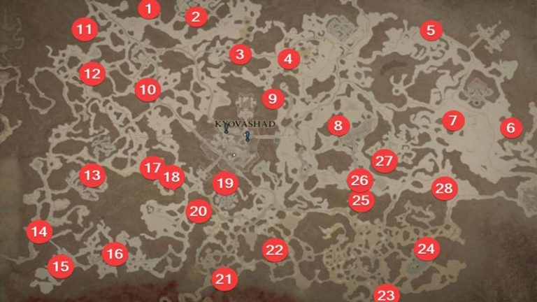D4 Lilith Statue Map Locations