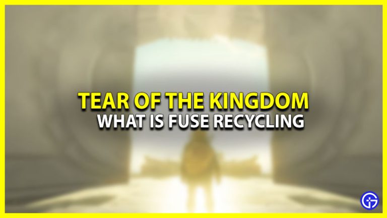 What Is Fuse Recycling In Tears Of The Kingdom (TOTK)