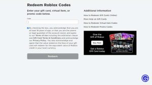 Free Unused Roblox Gift Card Codes - Gamer Tweak