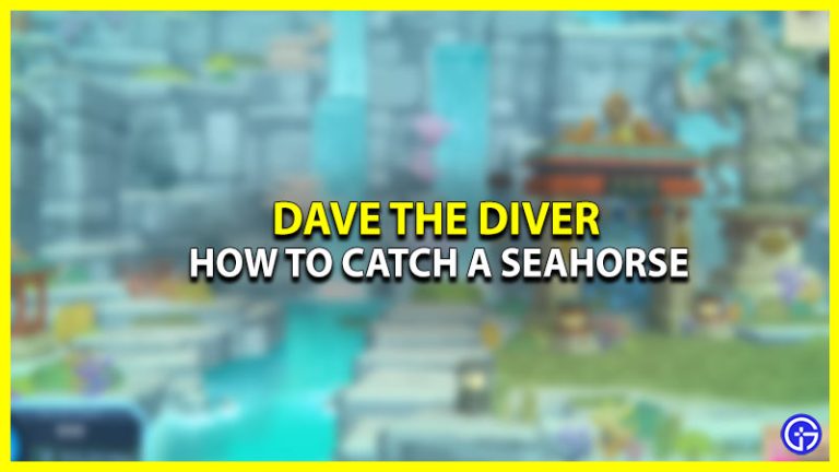 How To Catch & Use A Seahorse In Dave The Diver - Gamer Tweak