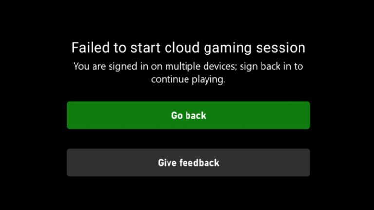 Xbox Failed To Start Cloud Gaming Session Error Fix