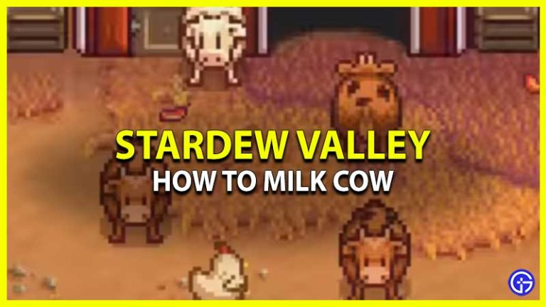 How To Get Cow Milk In Stardew Valley - Gamer Tweak