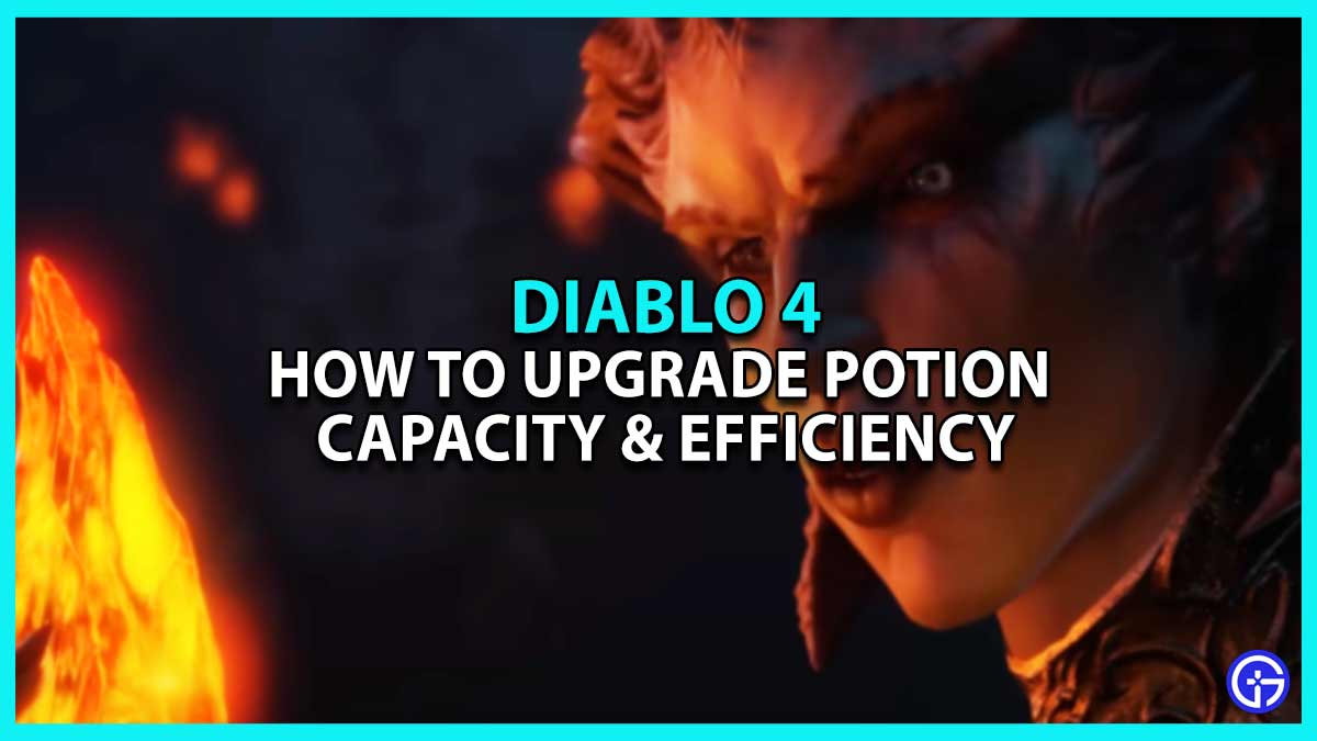 How To Upgrade & Get More Potions In Diablo 4
