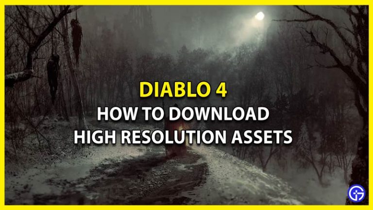 Diablo 4 High Resolution Assets - How To Install Or Remove