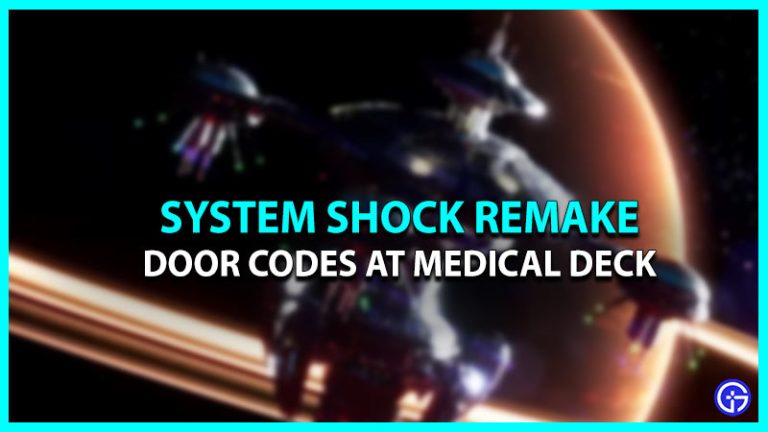 System Shock Remake: Medical Deck Door Codes - Gamer Tweak