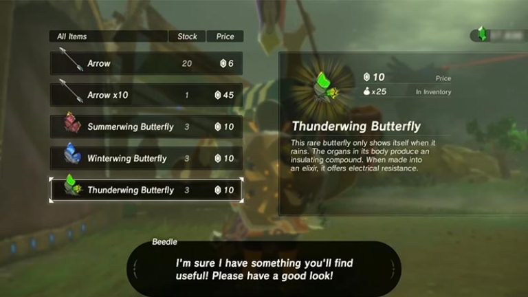 How To Find Thunderwing Butterflies In Zelda TOTK