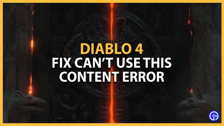 Diablo 4 Can't Use This Content Error On PS5: How To Fix