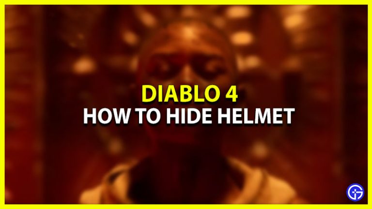 How To Hide Helmet In Diablo 4 - Gamer Tweak