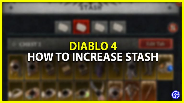 How To Increase Stash Capacity In Diablo 4 - Gamer Tweak