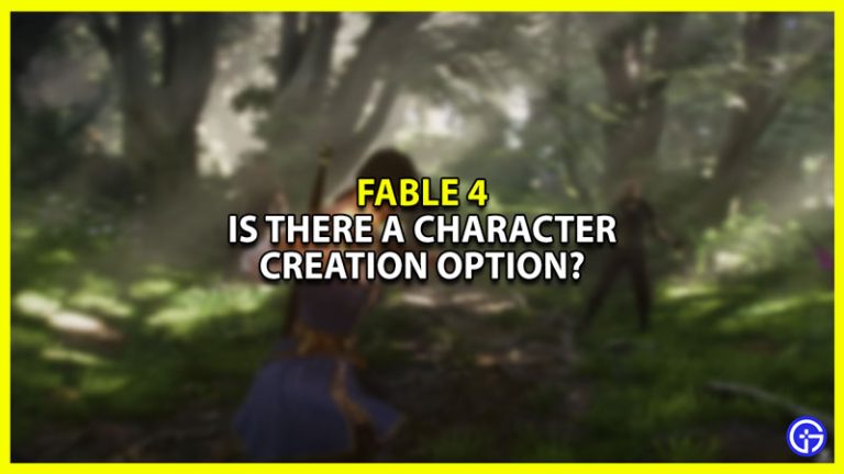 Does Fable 4 Have Character Creation & Customization?