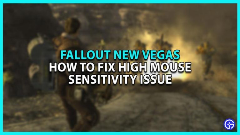 Fix Mouse Sensitivity High Issue In Fallout New Vegas
