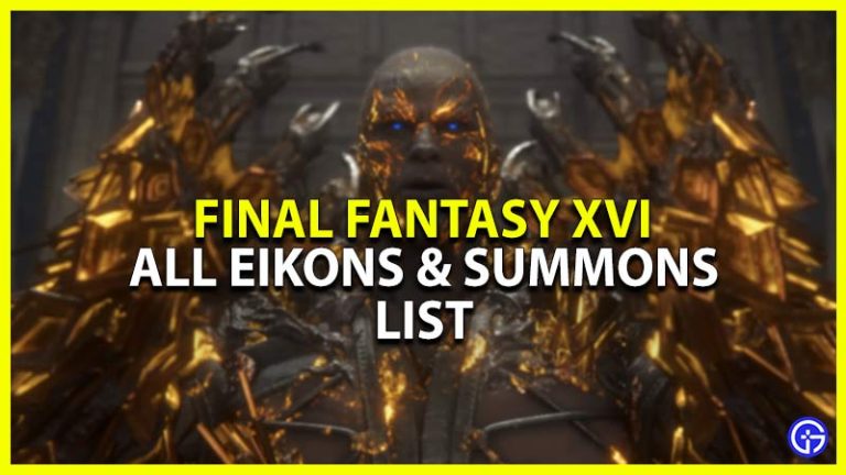 Final Fantasy 16 Eikons List: What Are Their Names (All Summons)
