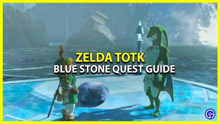 How To Complete The Blue Stone Quest In Zelda TOTK