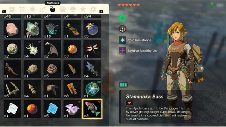 Zelda Tears Of The Kingdom Staminoka Bass: How To Get