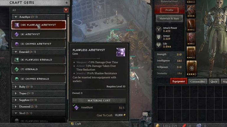 How To Get & Craft Flawless Gems In Diablo 4 - Gamer Tweak