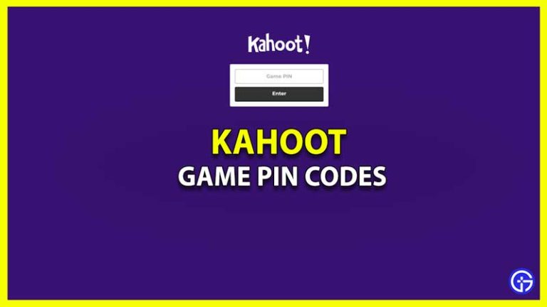 Kahoot Game Pin Codes