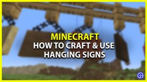 How To Make Hanging Signs In Minecraft 1.20 (Crafting Guide)