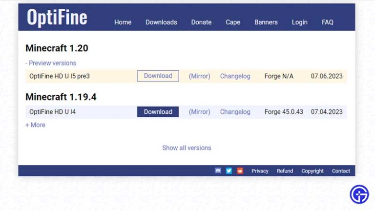 Optifine 1.20 Release Date & How To Download, Install Mod