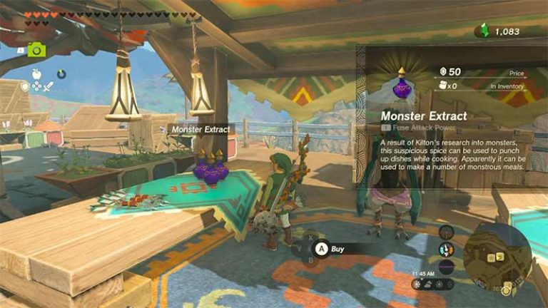 How To Get Monster Extract In Zelda TOTK - Gamer Tweak