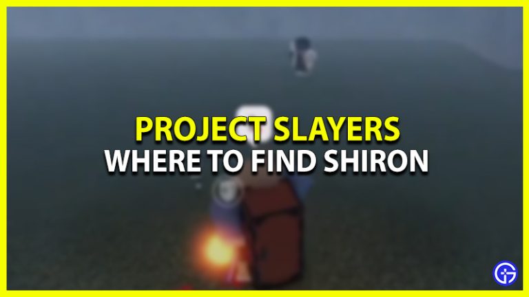 Where To Find Shiron In Project Slayers (Location) - Gamer Tweak