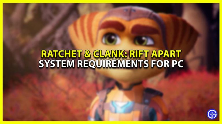 Ratchet And Clank Rift Apart PC System Requirements