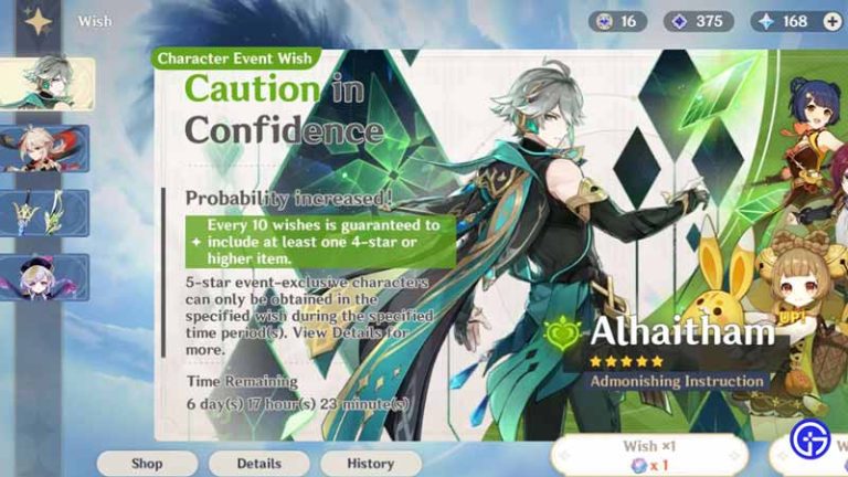 Character Banner Schedule For Genshin Impact 3.8