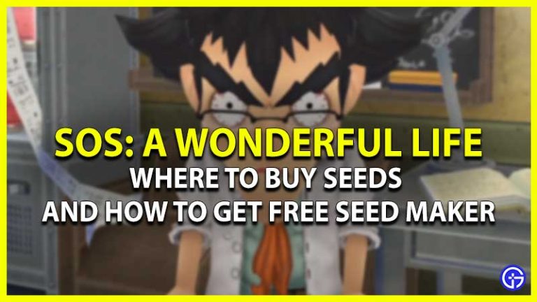 How To Buy Seeds & Get Seed Maker In SoS A Wonderful Life