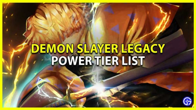 Demon Slayer Legacy Power Tier List - Breathing & Demon Arts