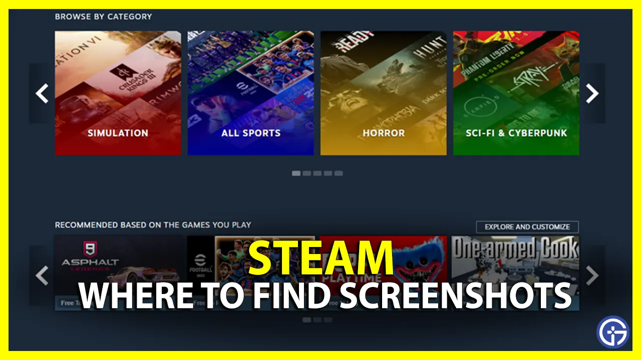 Steam Screenshot Location: Where To Find Save Folder