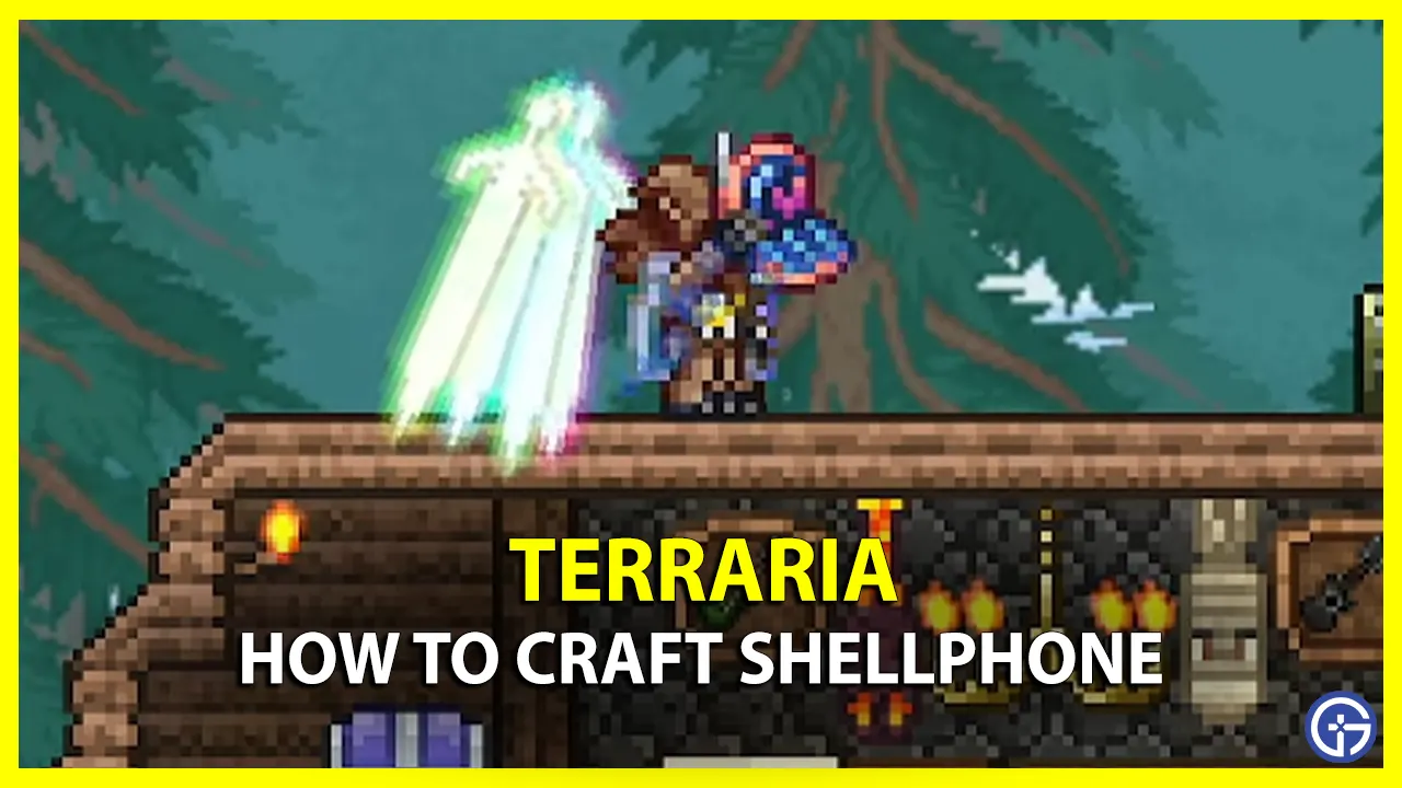 How To Make Shellphone In Terraria (Ingredients) - Gamer Tweak
