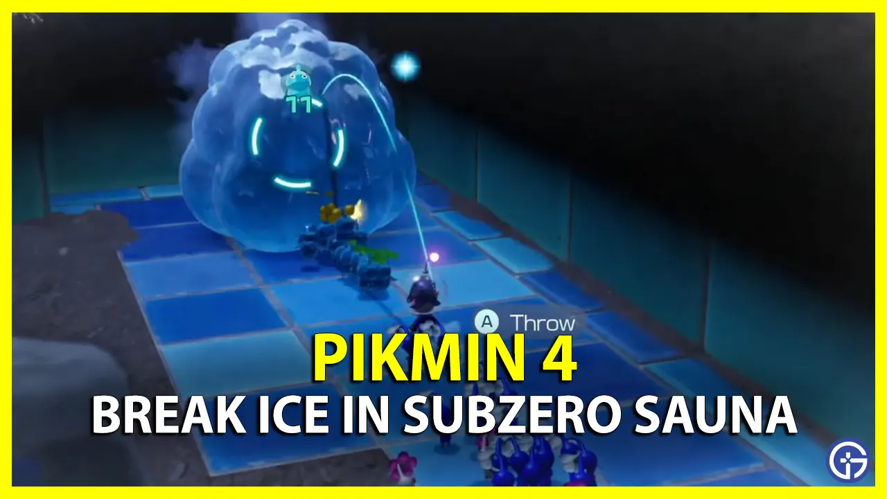 Pikmin 4 Subzero Sauna Ice - How To Remove Cold On Sublevel 2