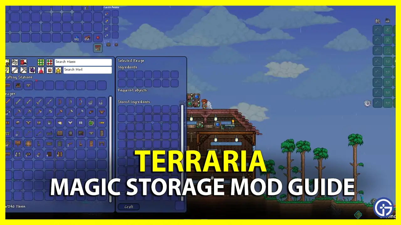 How To Craft & Use Magic Storage In Terraria (Mod Guide)