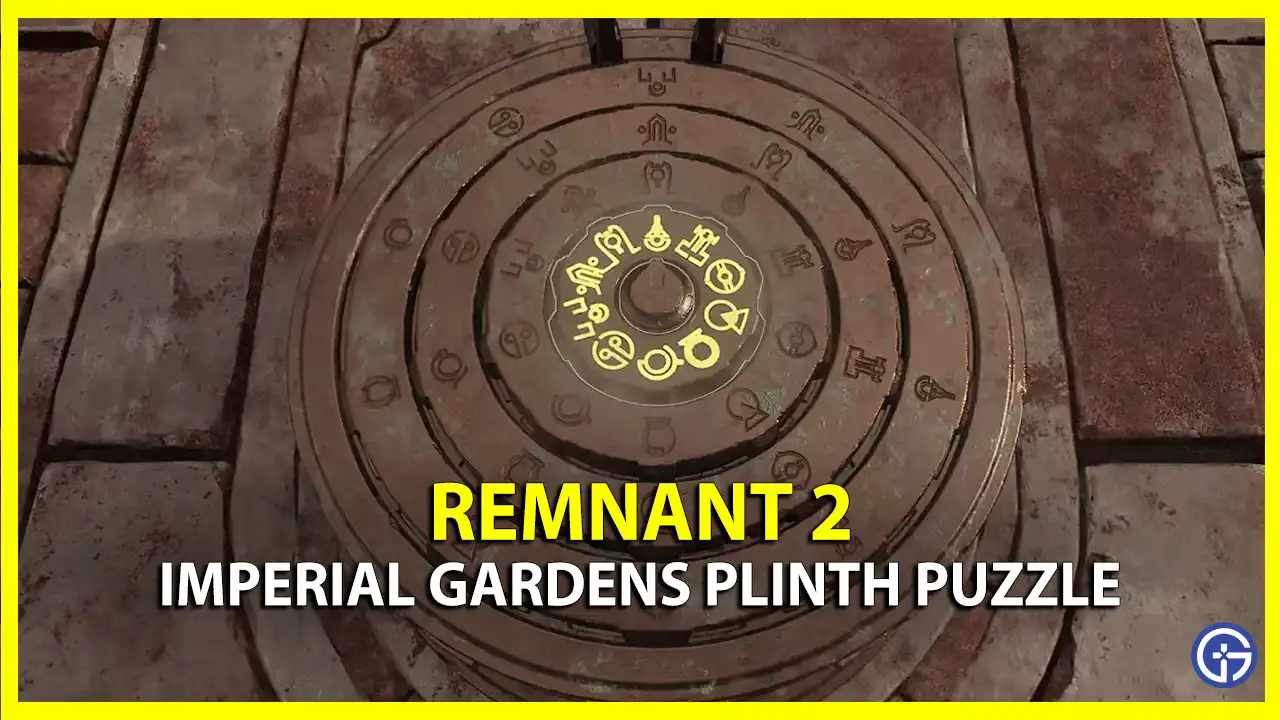 How To Solve The Imperial Gardens Dial Puzzle In Remnant 2