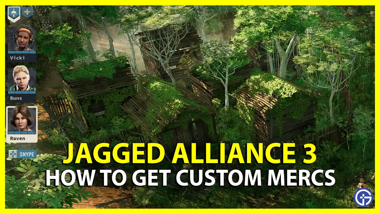 Jagged Alliance 3 Custom Merc (Mercenary): How To Create