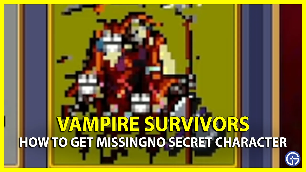 Vampire Survivors MissingNo: How To Unlock Secret Character