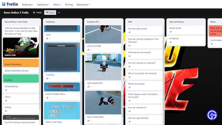 Xeno Online 3 Trello Link & Discord (Official) - Gamer Tweak