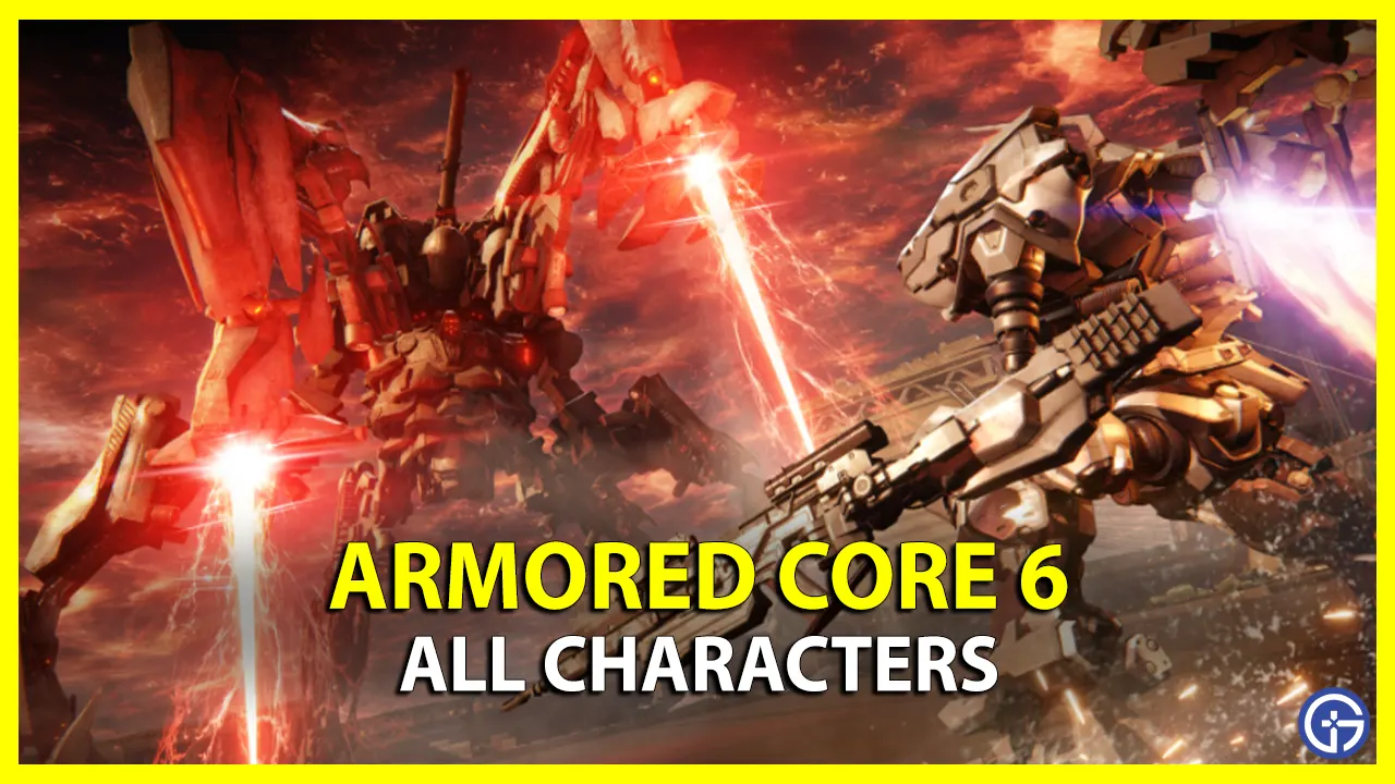 Armored Core 6 Characters List & Voice Cast - Gamer Tweak