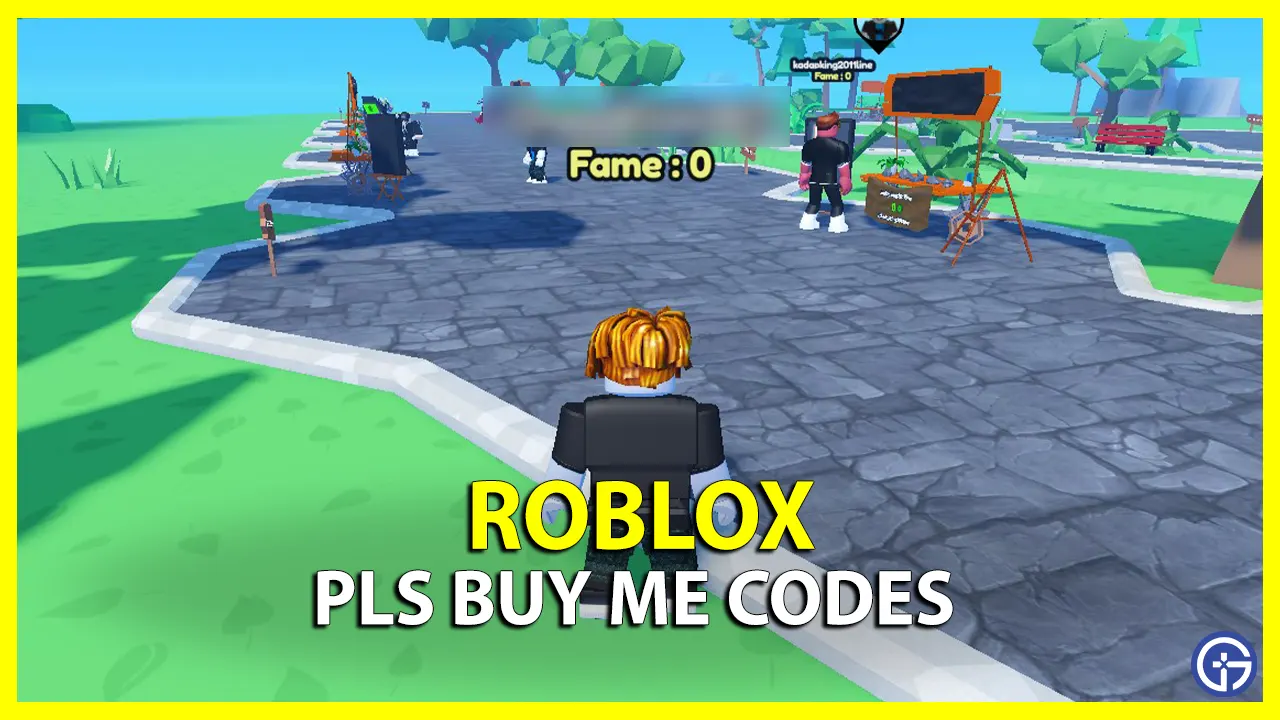 PLS Buy Me Codes - 2024 - Gamer Tweak