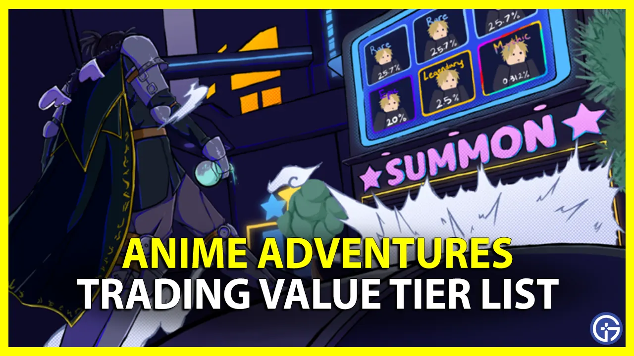 Anime Adventures Value List (September 2023) - Gamer Tweak