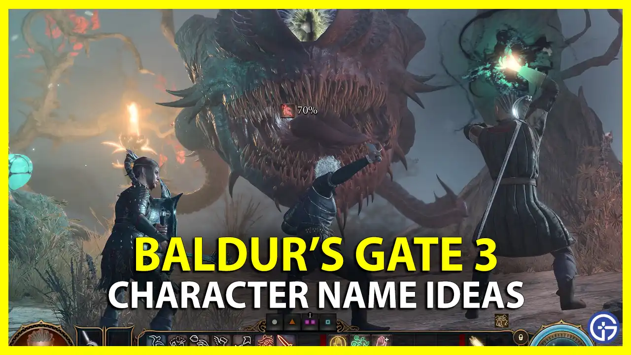 Baldur's Gate 3 (BG3) Character Names For All Classes