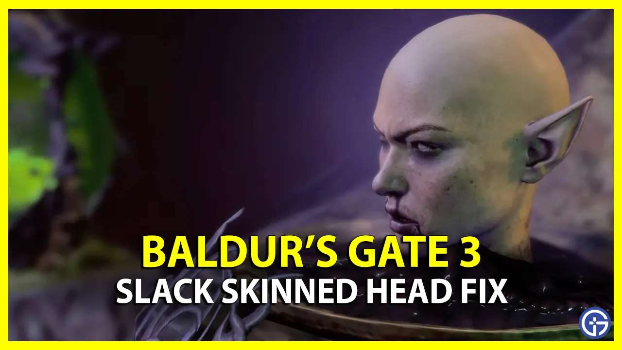 How To Fix Slack Skinned Head Glitch In Baldur's Gate 3 - Gamer Tweak