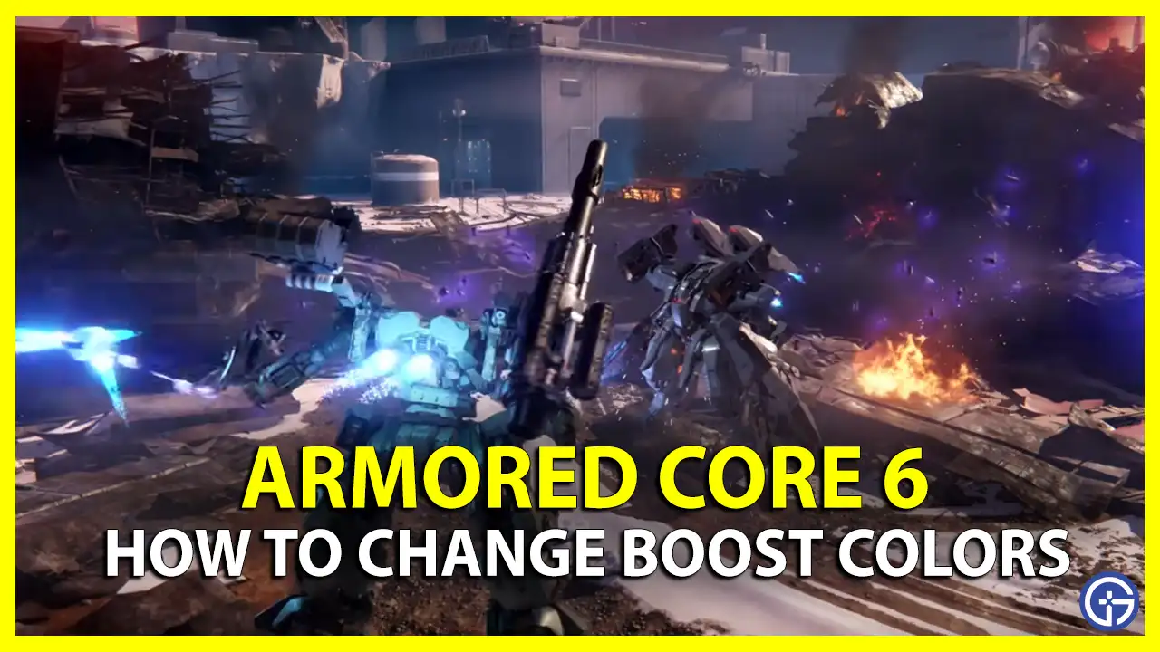 How To Change Booster Colors In Armored Core 6 (AC6)