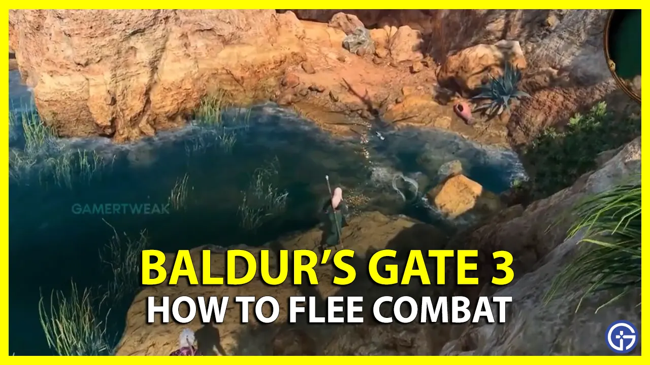 How To Flee Combat In BG3 (Run Away From Battle)