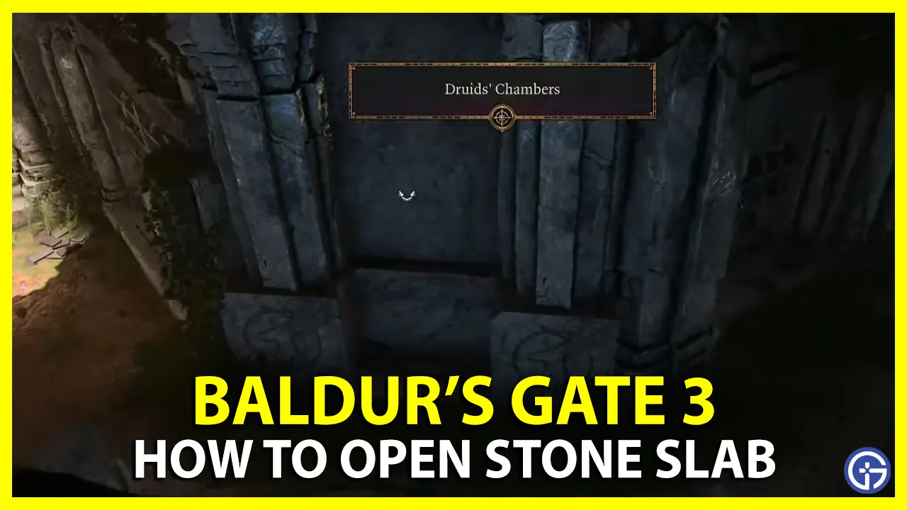 Baldur's Gate 3 Stone Slab - How To Open Secret Door In BG3