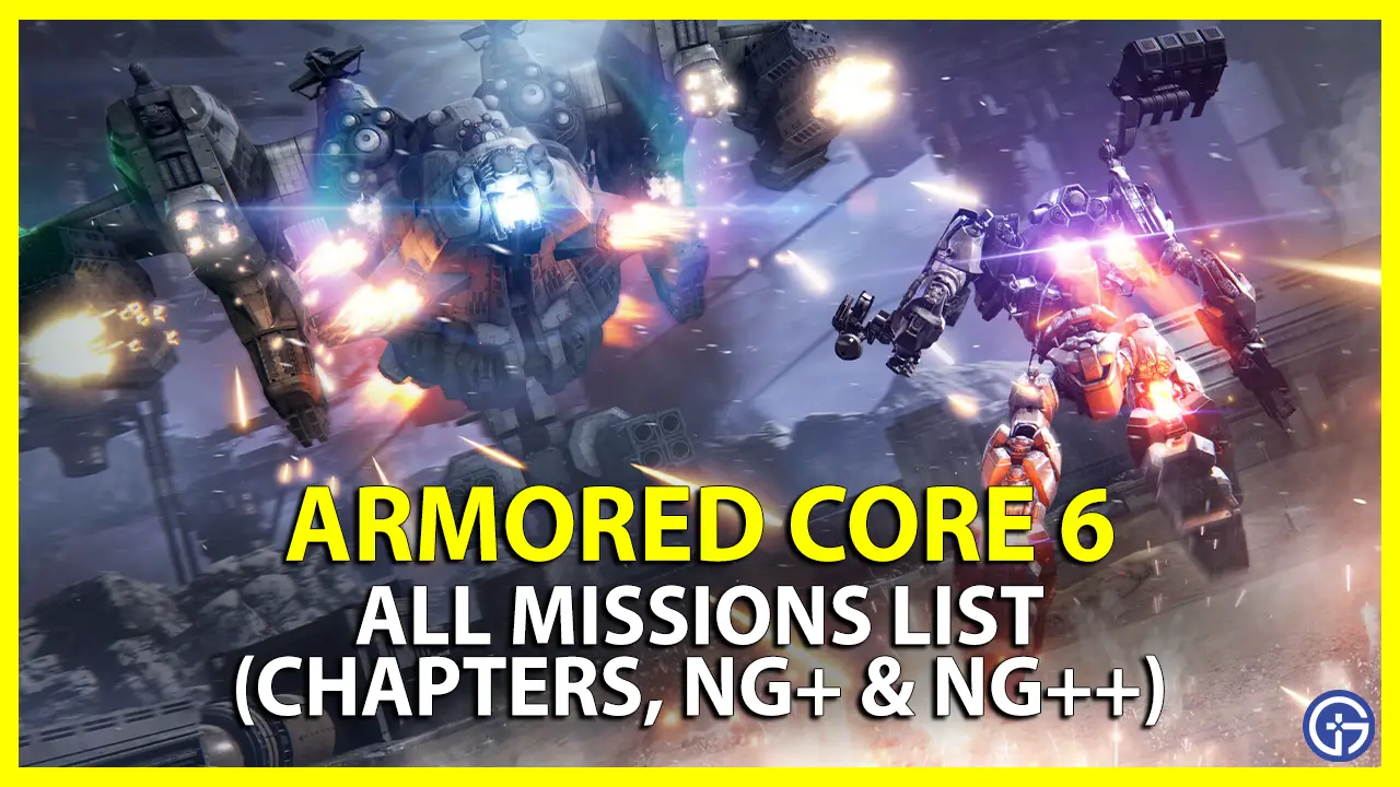 Armored Core 6 Missions List: How Many Missions In AC6?